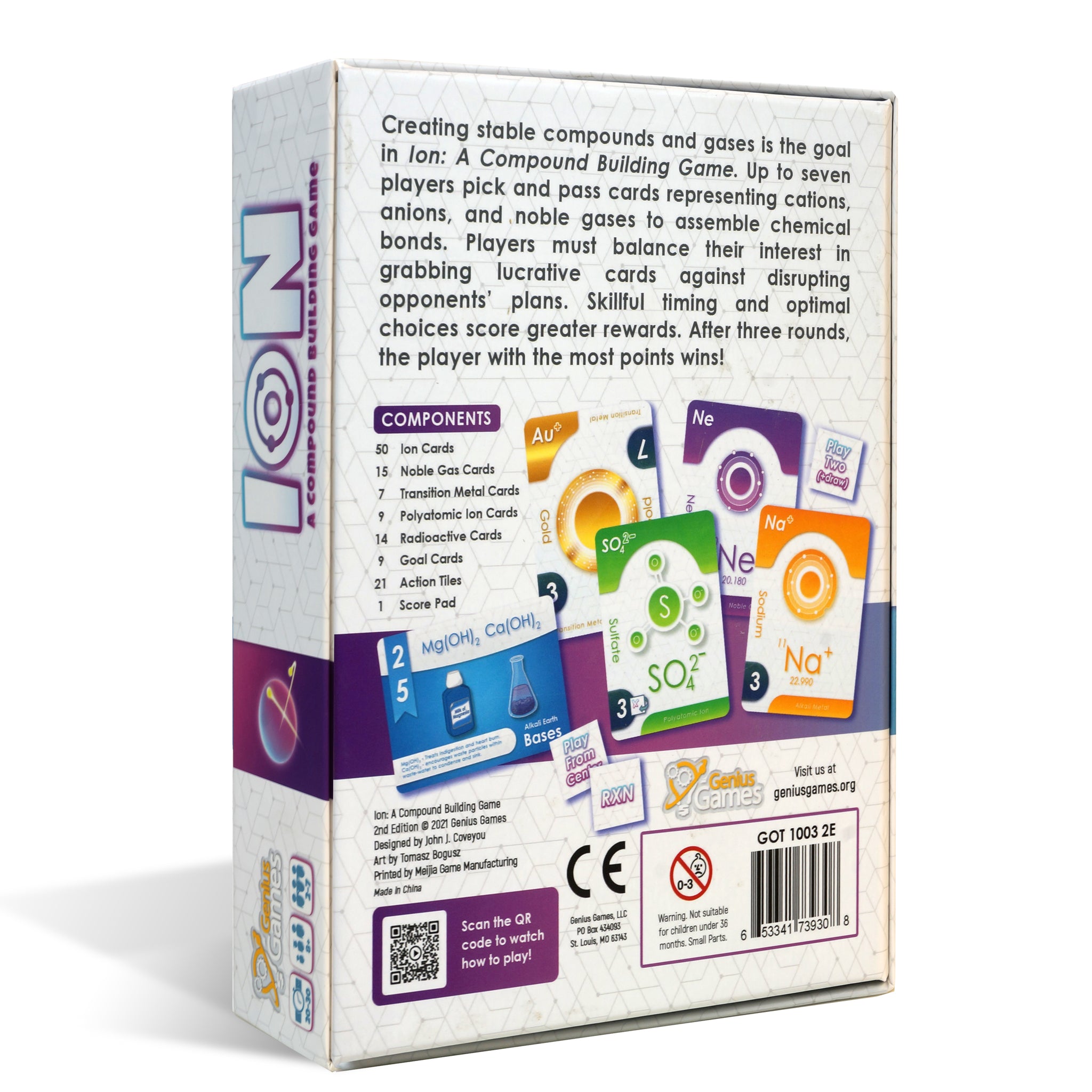 Ion: A Compound Building Game (2nd Edition) | A Chemistry Card Game ...