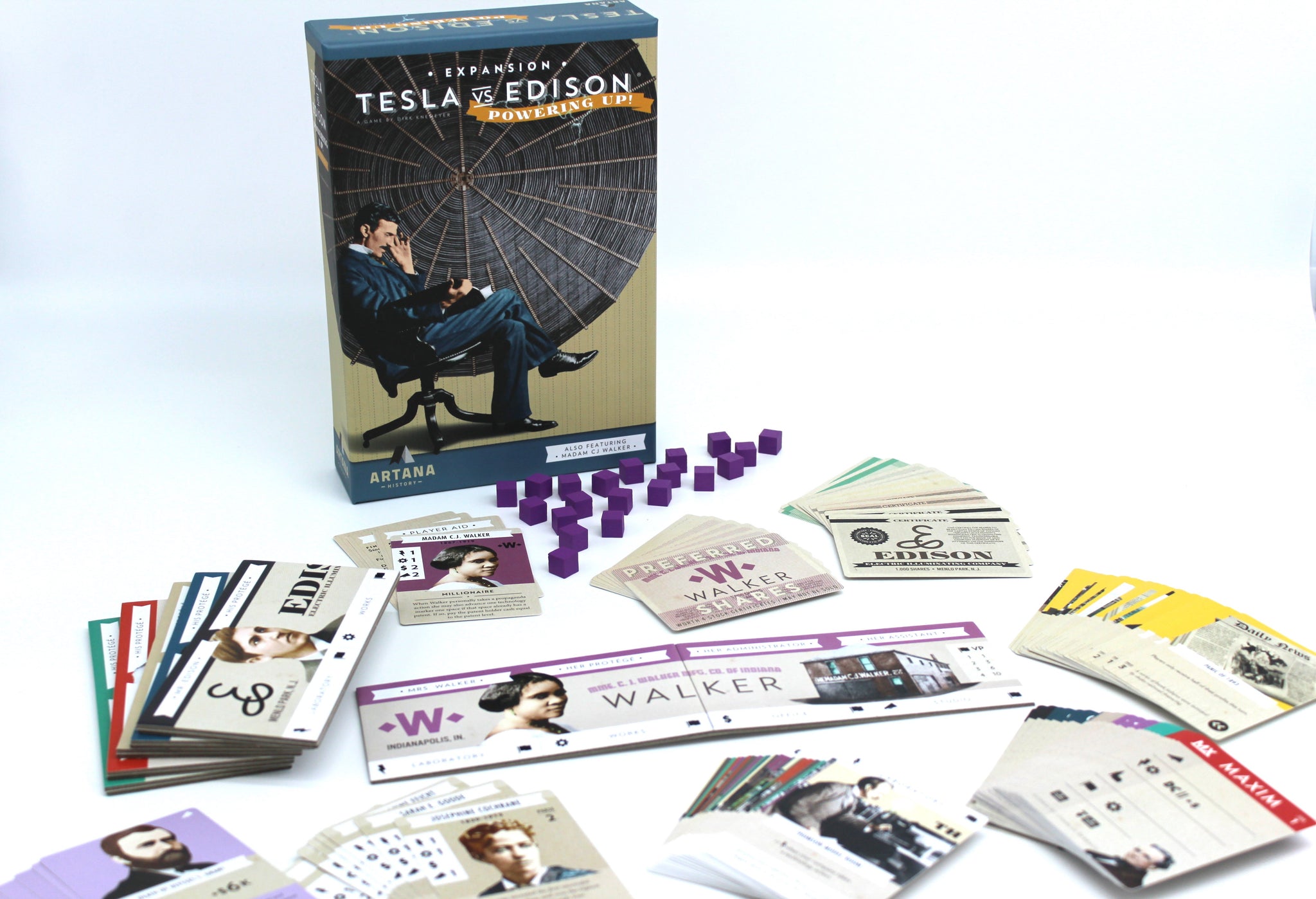 Tesla vs. Edison: Powering Up Expansion – Genius Games EU